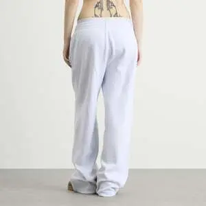 SKIMS Cotton Fleece Exposed Boxer Wide Leg Pants
