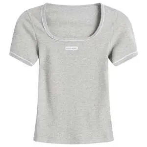 MARINE SERRE Cute 70's Square Neck T-shirt