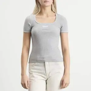 MARINE SERRE Cute 70's Square Neck T-shirt