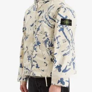Stone Island Scan Camo Stretch Ripstop-ovd Shorts Parka Jacket