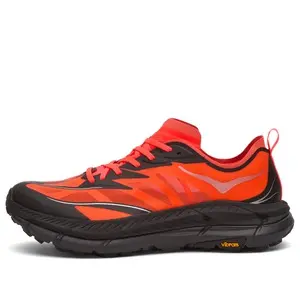 Hoka One One Mafate Speed 4 Lite Sneakers - Neon Flame/black