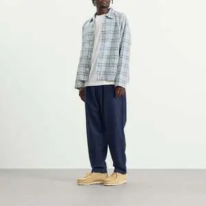 Universal Works Wool Herringbone Pleated Track Pant