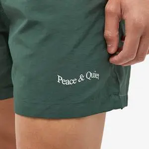 MUSEUM OF PEACE & QUIET Wordmark Nylon 5" Shorts