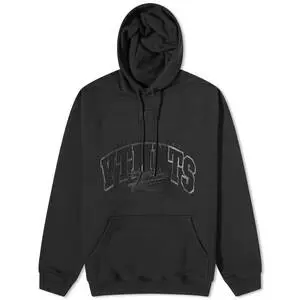 VTMNTS College Logo Hoodie - Black