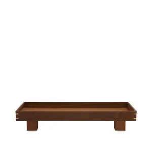 FERM LIVING Bon Wooden Tray X Small - Smoked Oak