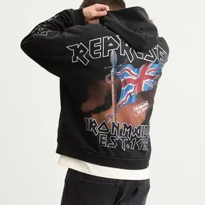 REPRESENT Iron Maiden Steed Hoodie - Stained Black