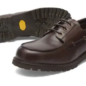 Studio Nicholson Gusto Leather Boat Shoe