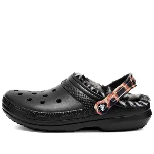 CROCS Classic Lined Animal Remix Clog - Black/multi