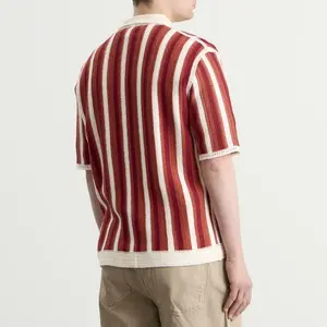 WAX LONDON Porto Knit Stripe Shirt