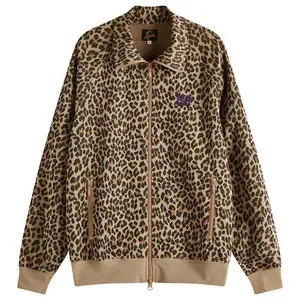 Needles Track Jacket Sweatshirt - Leopard