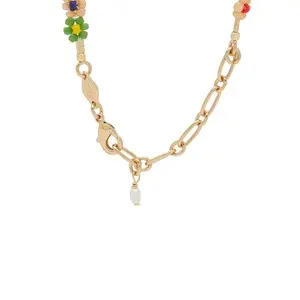 Anni Lu Mexi Flower Necklace | 100% Brass | End Clothing