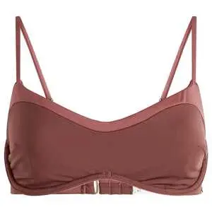 TALA Contrast Underwired Bikini Top - Deep Rust