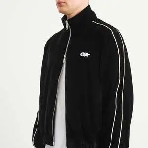 COLE BUXTON Velour Track Jacket