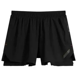 SOAR Dual Run Shorts - Black