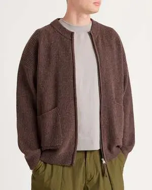 FRIZMWORKS Wool Deck Zip Cardigan