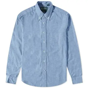 Gitman Bros Button Down Denim Shirt - Light Denim