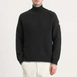 Moncler Alpaca Wool Roll Neck Jumper