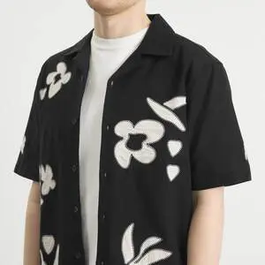 WAX LONDON Didcot Abstract People Vacation Shirt