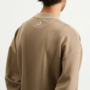 GANDER Waffle Long Sleeve Top