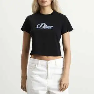 DIME Cursive Denim T-shirt