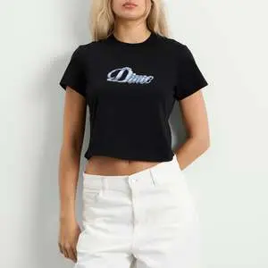 DIME Cursive Denim T-shirt