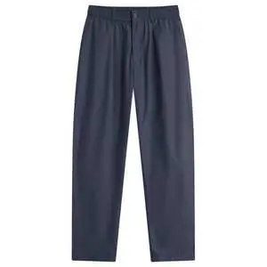 Universal Works Recycled Poly Tech Pleated Track Pant - Navy