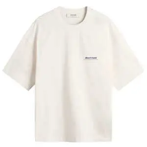 ABOUT:BLANK Presented Zev T-shirt - Oat/estate Blue
