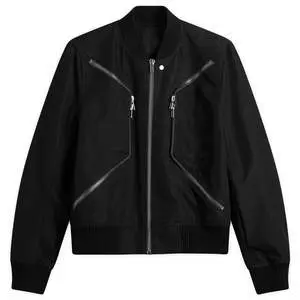 Rick Owens Heizer Flight Bomber Jacket - Black