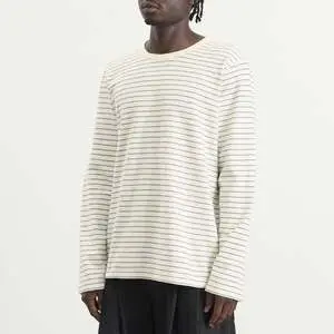 Folk Long Sleeve Textured Stripe T-shirt