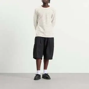 Folk Long Sleeve Textured Stripe T-shirt