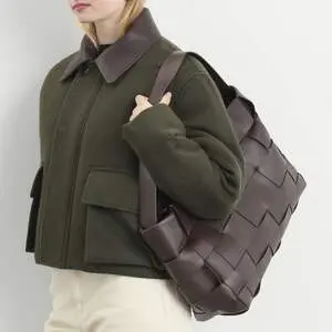 ST. AGNI Woven Large Tote