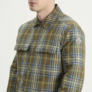 Moncler Eco Nylon Check Shirt Jacket