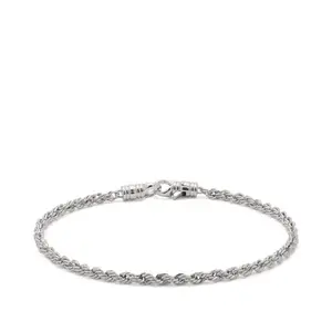 Tom Wood Rope Bracelet - Silver