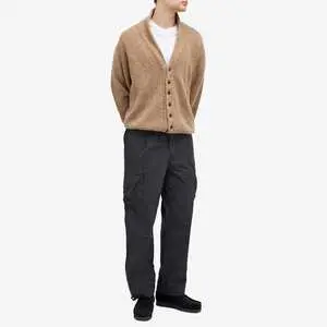 JAMIESON'S OF SHETLAND Elbow Patch Shawl Collar Cardigan