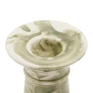 THE CONRAN SHOP Wardour Stubby Candlestick - Green