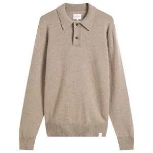 Norse Projects Standard Merino Lambswool Polo - Clay