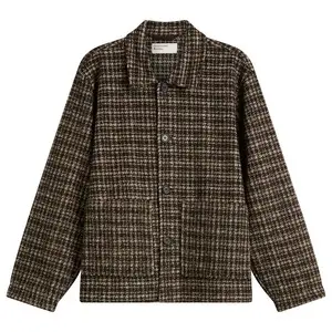 Universal Works Jacquard Knit Rams Jacket - Brown