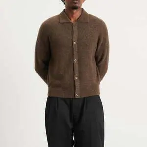 PERCIVAL Archive Soft Knitted Collared Cardigan