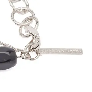Dries Van Noten Onyx And Chain Bracelet