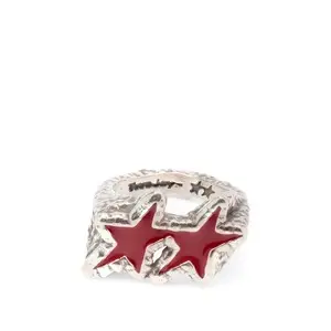 TWOJEYS Red Melted Stars Ring Exclusive