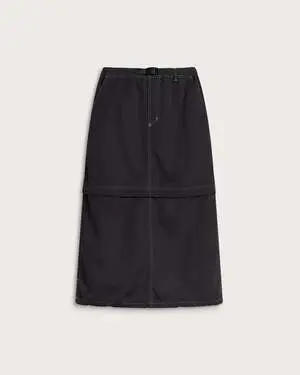 Gramicci Zip Off Midi Skirt - Black