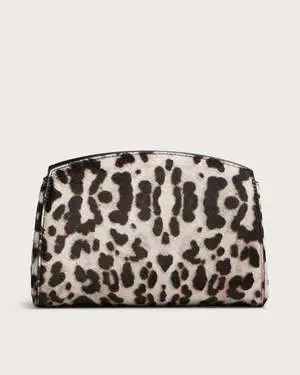 LIFFNER Pushlock Haircalf Clutch Bag