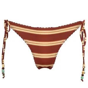 DAMSON MADDER Trudi Reversible Bikini Bottom | Size: | Elastane/polyamide | End Clothing - Multicolor