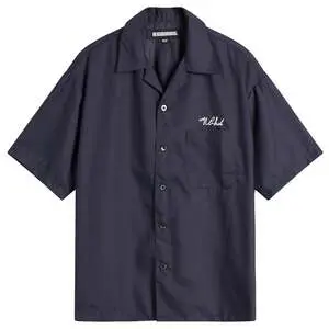 NEIGHBORHOOD Solid Hawaiian Shirt - Navy