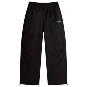 MKI MIYUKI ZOKU Washed Cotton Nylon Parachute Pants - Black