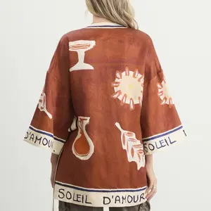 ALEMAIS Soleil D'amour Wrap Mini Dress