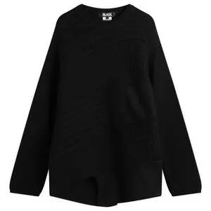 Comme Des Garçons Mix Knit Jumper | | Nylon/wool/acrylic | End Clothing - Black