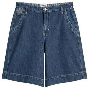 DAMSON MADDER Annie Denim Shorts - Indigo