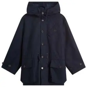 Universal Works Boston Parka Jacket - Navy