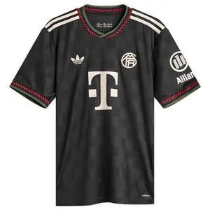 Adidas Fc Bayern 2025/2026 Third Jersey Top - Black